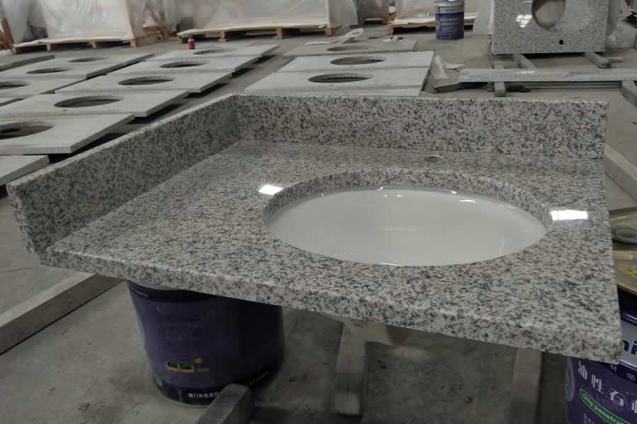 G655 Hazel White Natural Granite Slab Tile for Flooring Walling Stair Project Wholesale